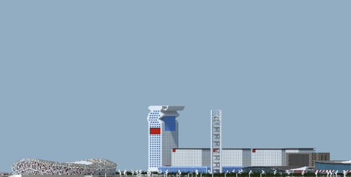 Beijing Pangu Plaza Hotel (1:1 Scale) Minecraft Map