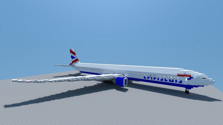 Boeing 777-300ER British Airways Minecraft Map