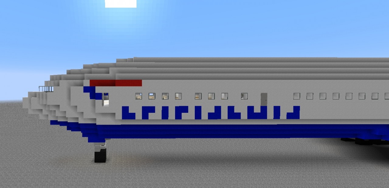 Boeing 777-300ER British Airways Minecraft Map
