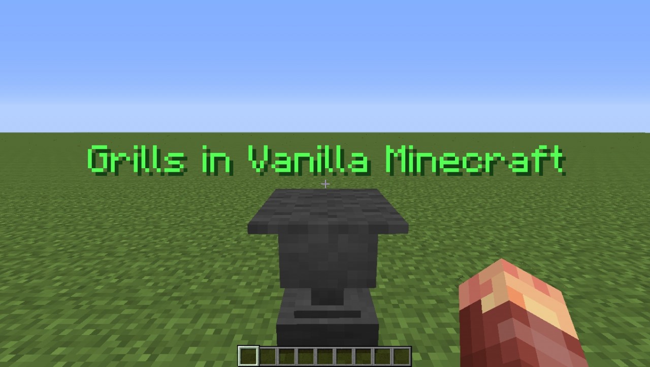Functioning Grills in Vanilla (Only one command block) Minecraft Map
