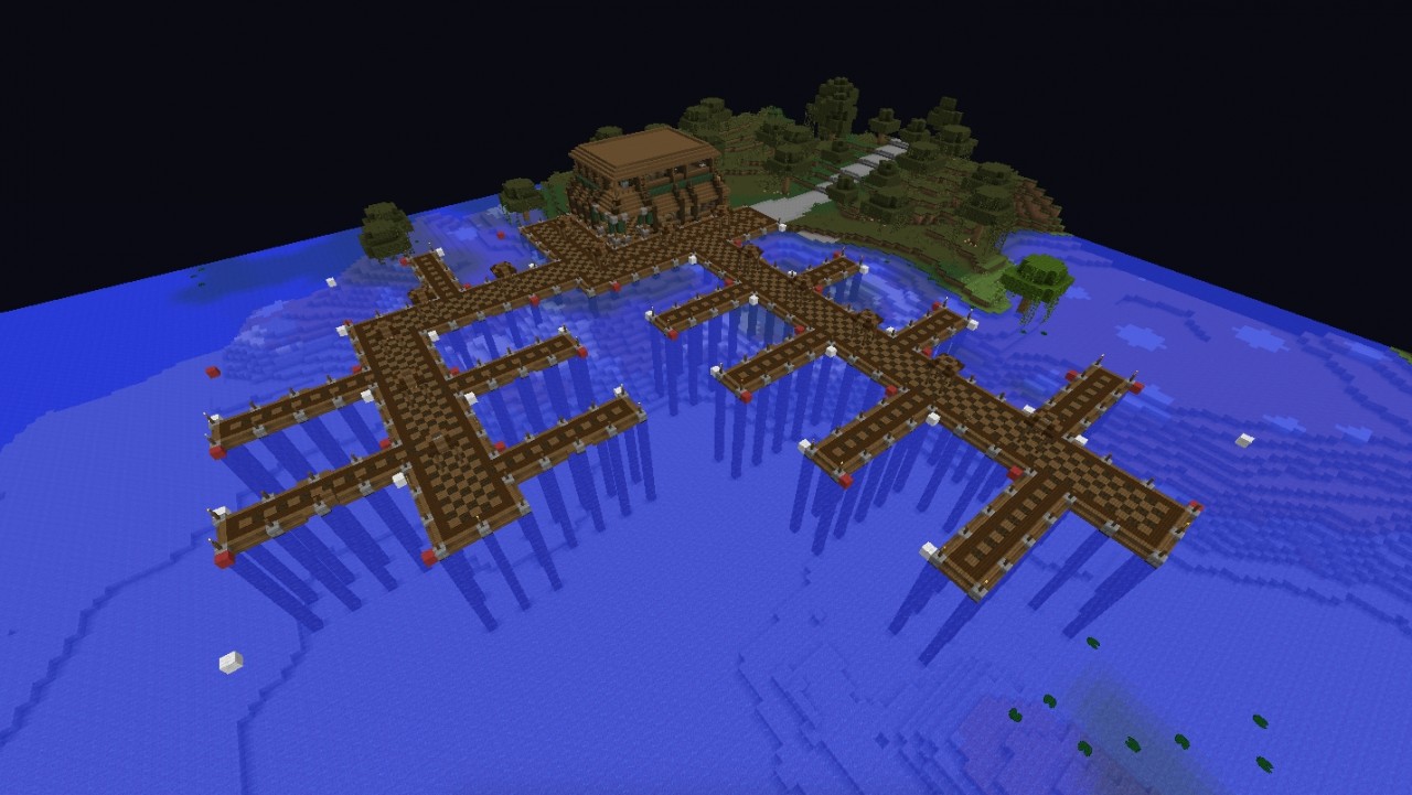 ArborCraft Wharf & Docks (for Boat Build Contest) Minecraft Map