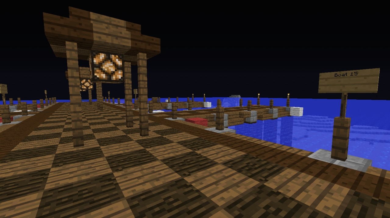 ArborCraft Wharf & Docks (for Boat Build Contest) Minecraft Map