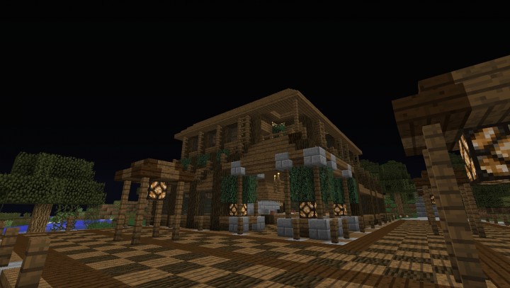 ArborCraft Wharf & Docks (for Boat Build Contest) Minecraft Map