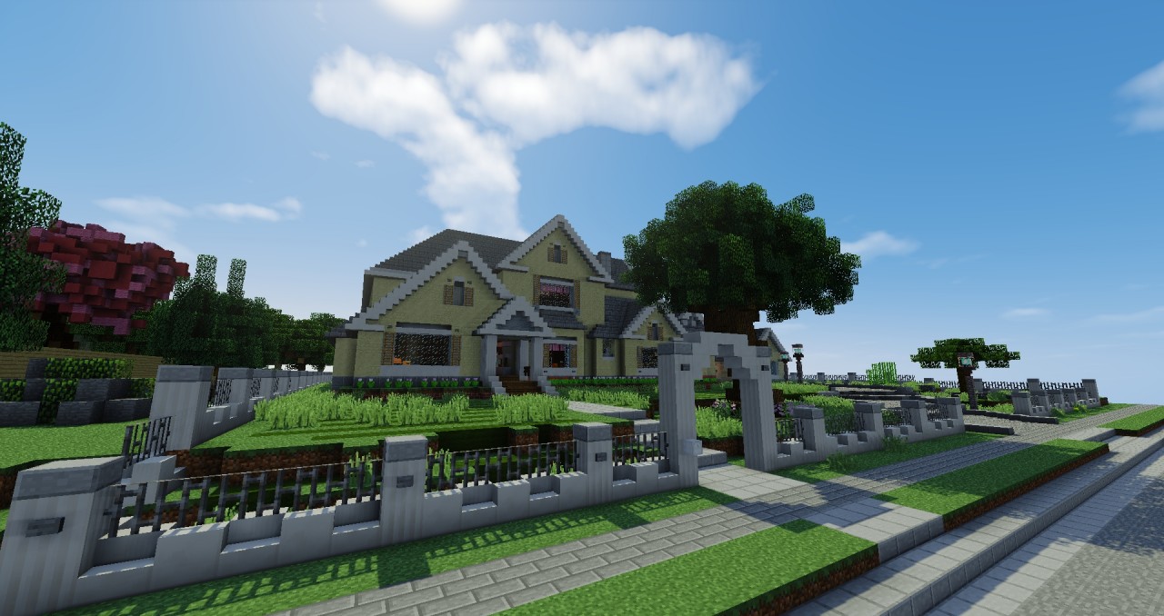 Colonial Style Home Minecraft Map