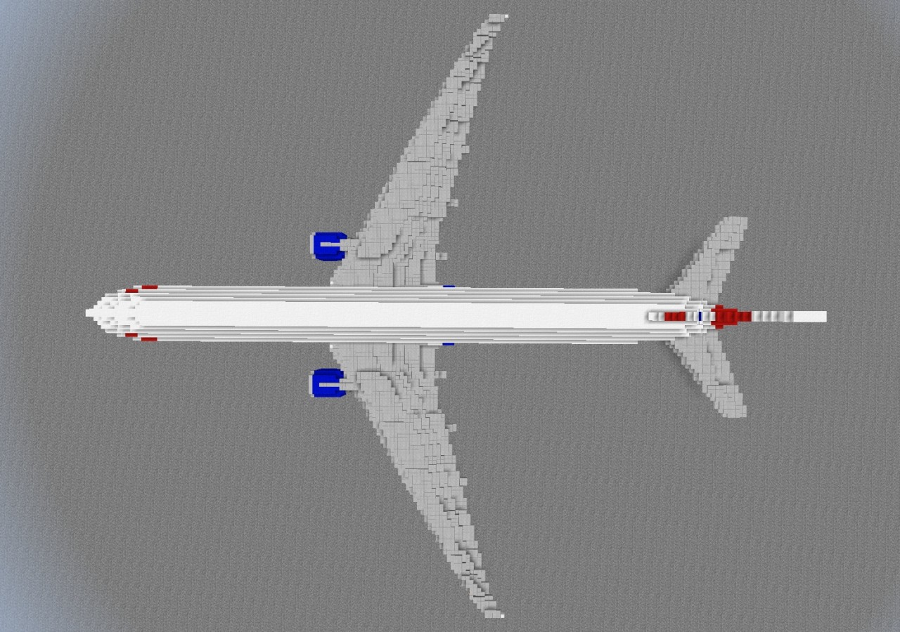 Boeing 777-300ER British Airways Minecraft Map