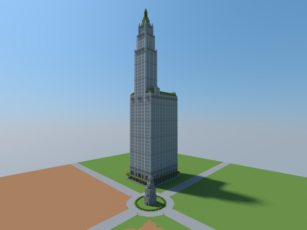 Woolworth Building (full scale) Minecraft Map