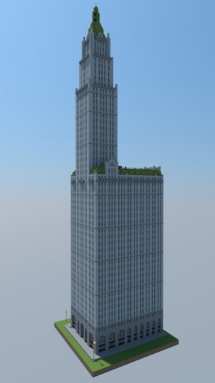 Woolworth Building (full scale) Minecraft Project