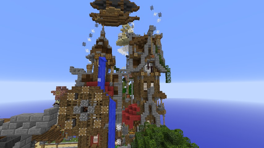 TerraDesign - Steampunk Houses Minecraft Map
