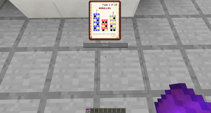 Gorillas (gorillas.bas) Minecraft Map