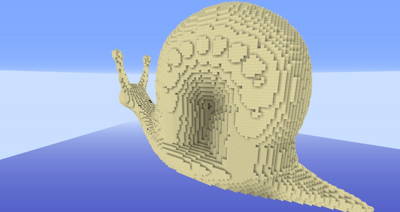 Sculpture Time - Snail Minecraft Map