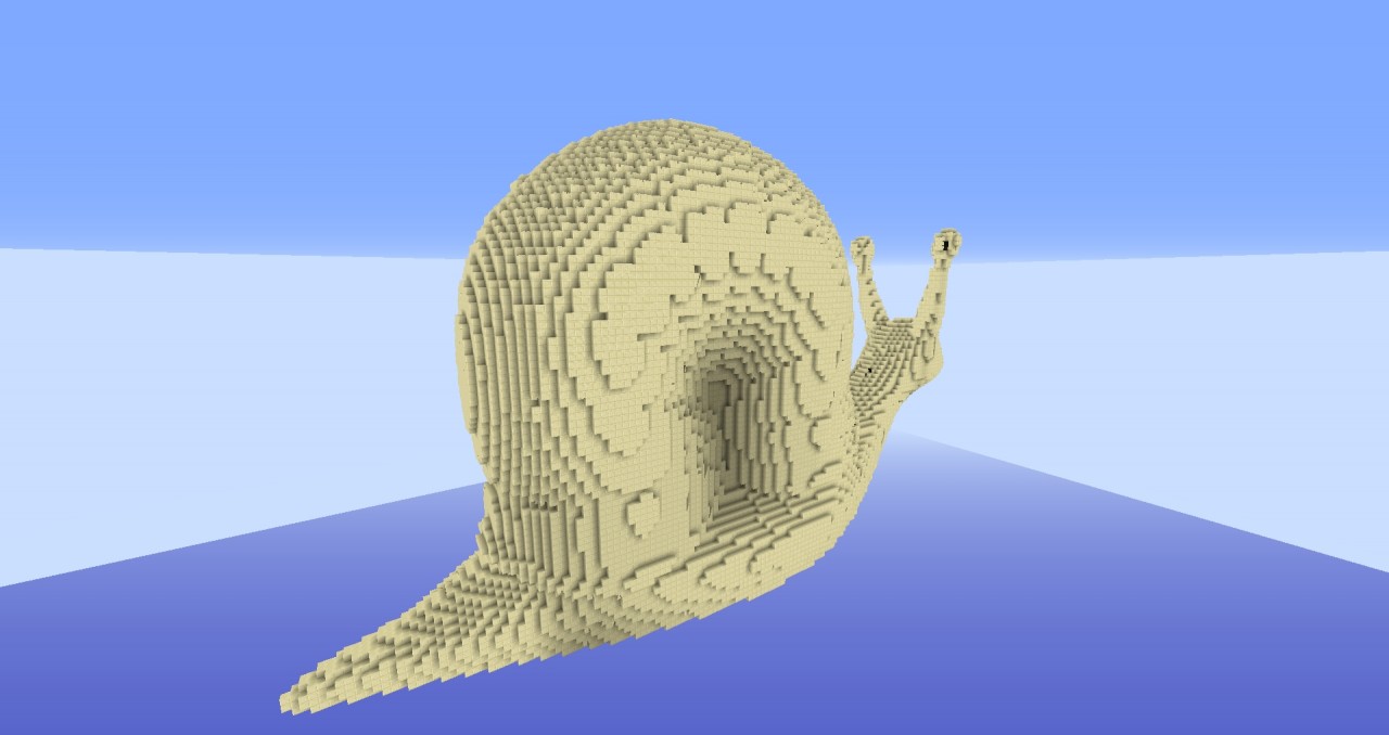 Sculpture Time - Snail Minecraft Map