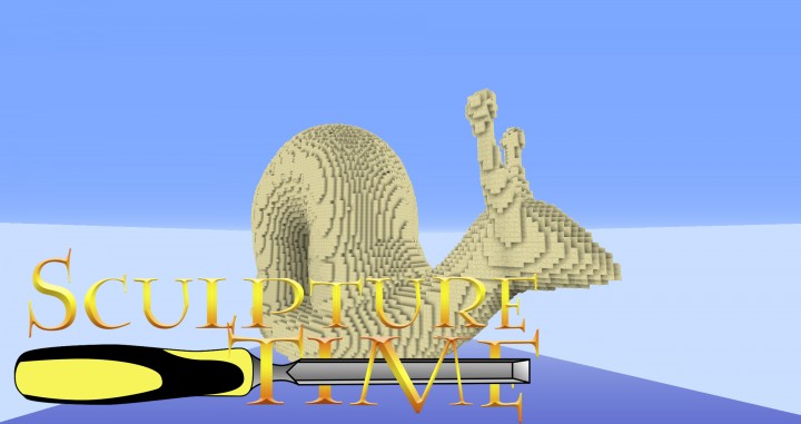 Sculpture Time - Snail Minecraft Map