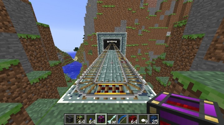 Modern mountain lab Minecraft Map