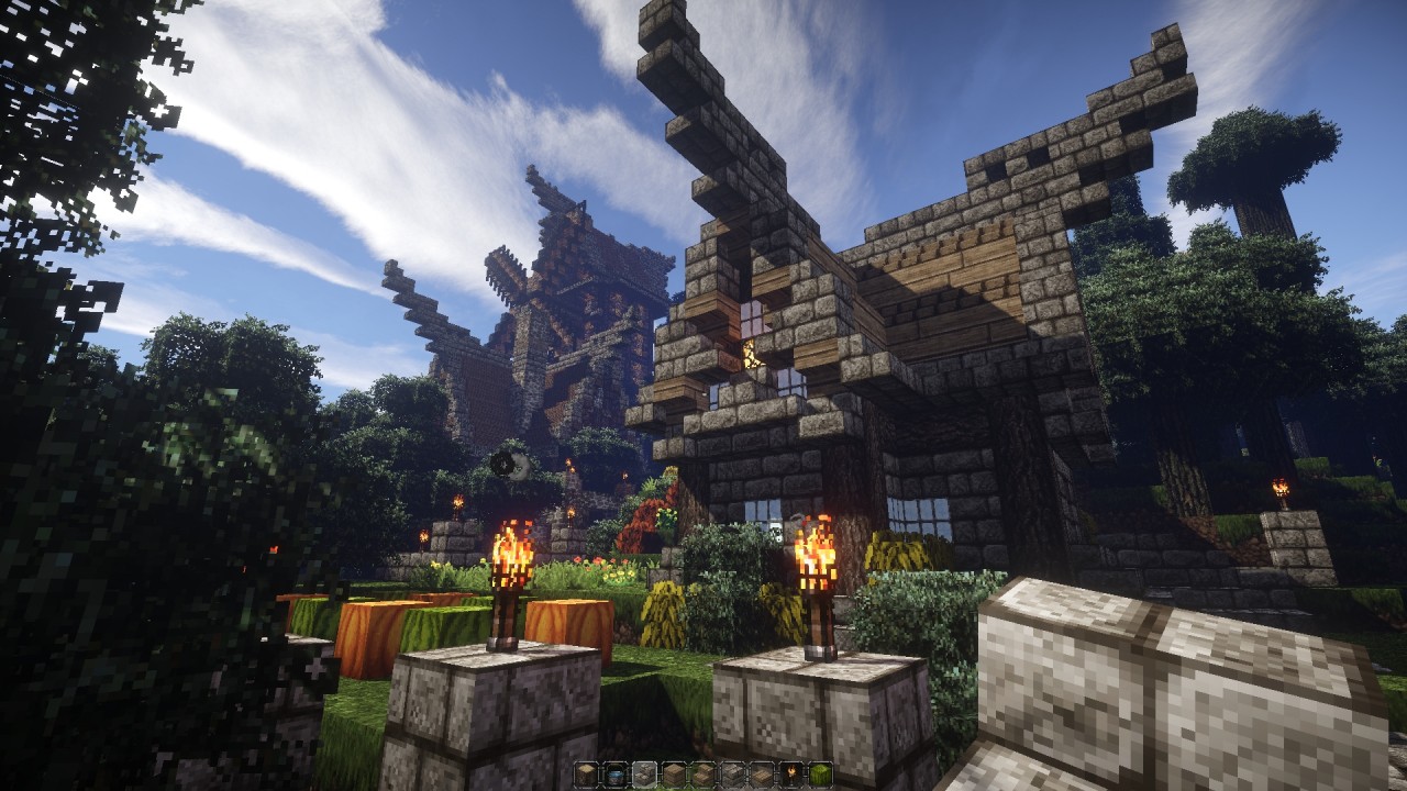 Hill Side Village Minecraft Map