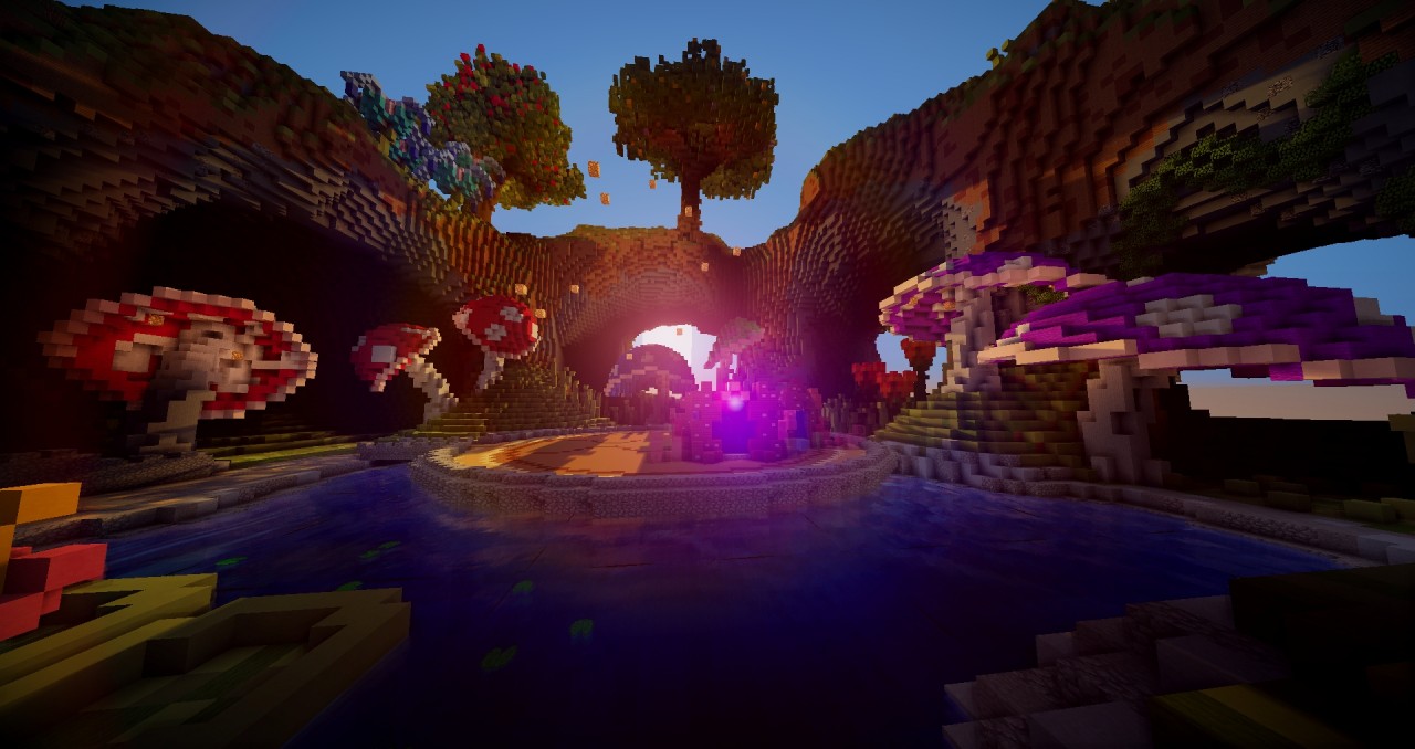 [Qrillian Faction Builds] Pixie Garden, Fantasy Design Minecraft Map