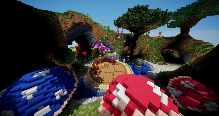 [Qrillian Faction Builds] Pixie Garden, Fantasy Design Minecraft Map