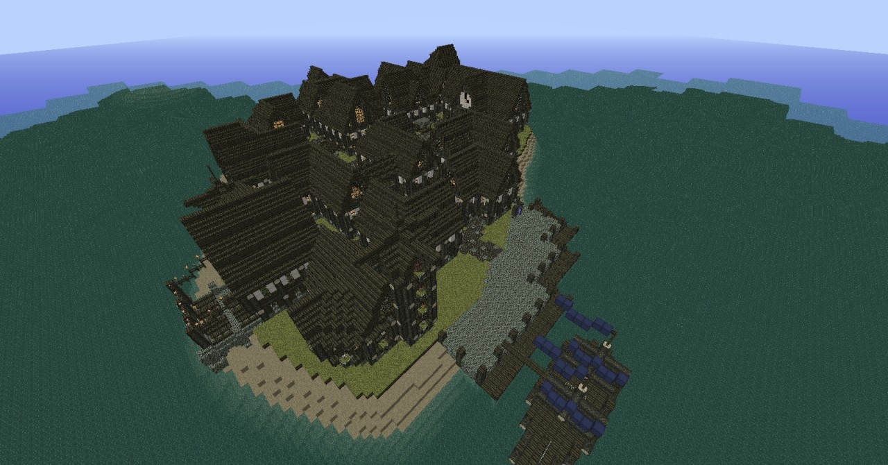 Medival Port town Portho Minecraft Map