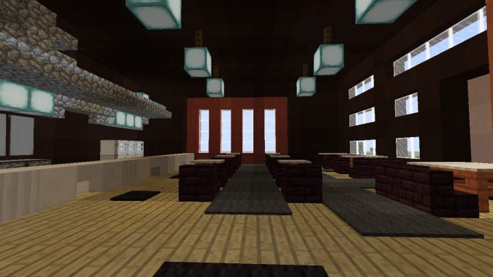 Simple, Nice Restaurant Build. Minecraft Map