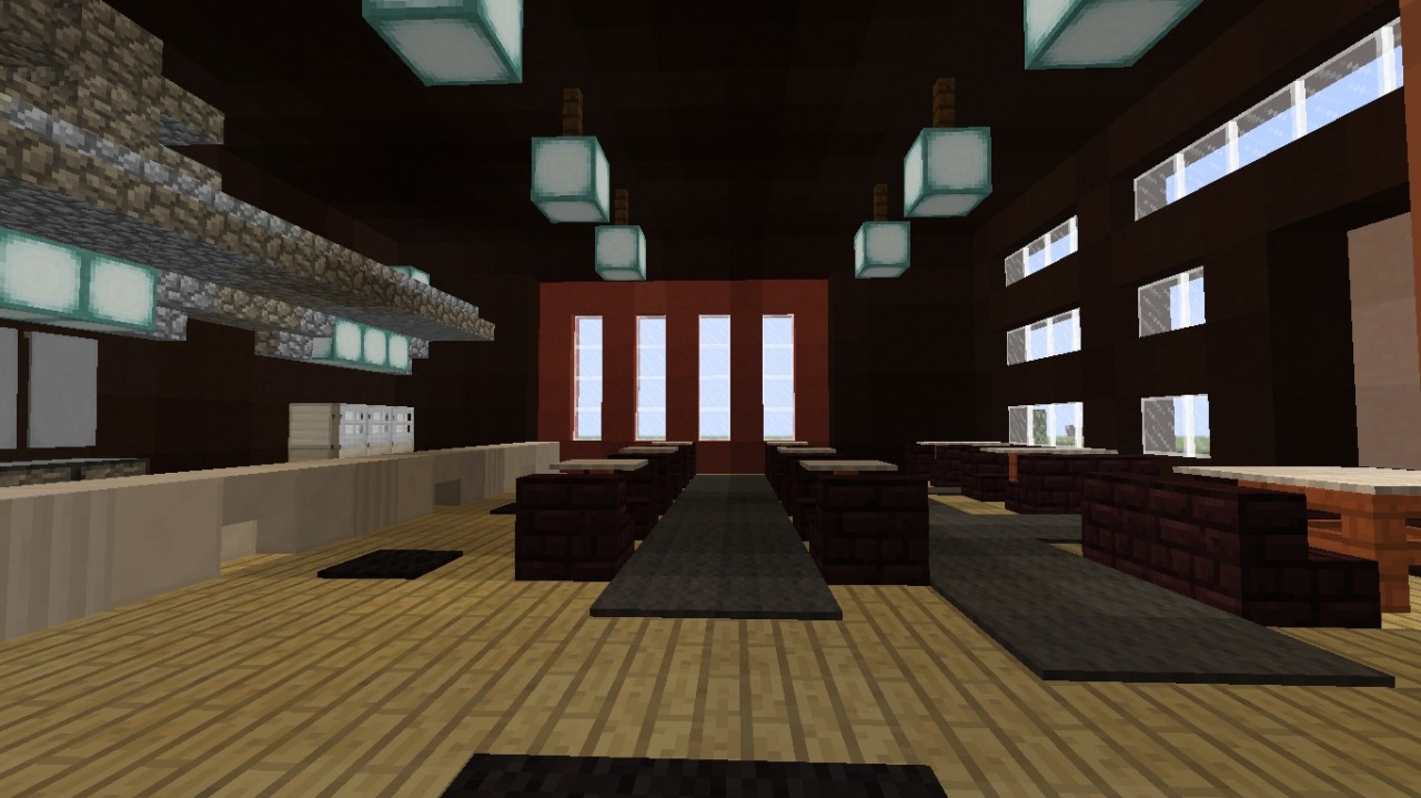Simple, Nice Restaurant Build. Minecraft Map