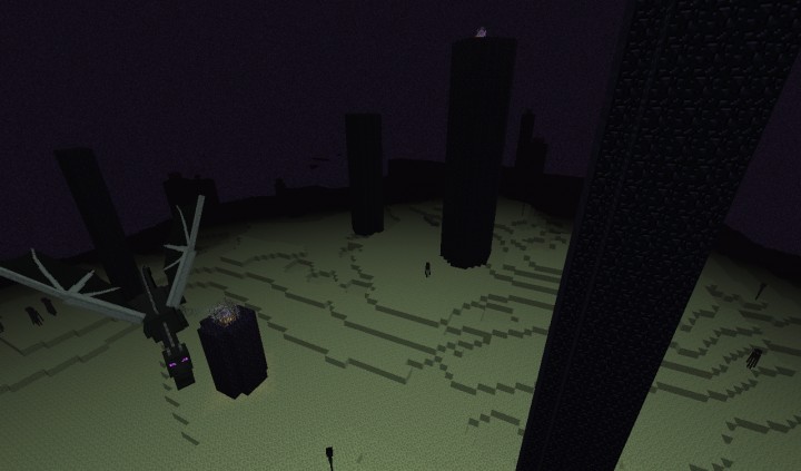 Harder Ender Dragon Boss Battle! Minecraft Map