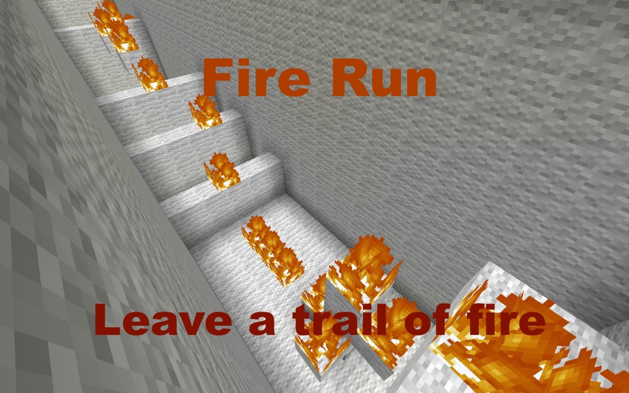 Fire Run Minecraft Map