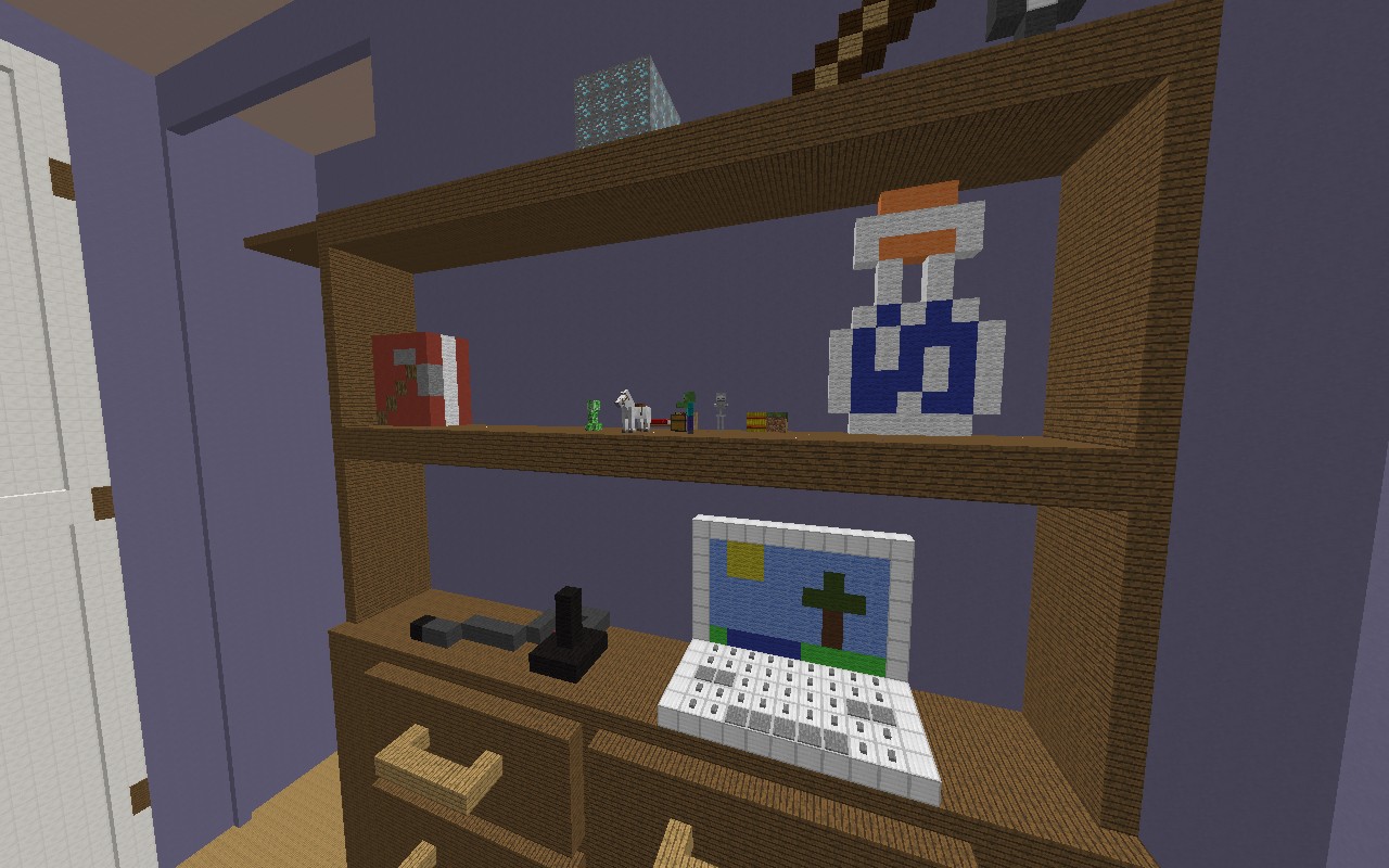 Giant Room #1 (Bedroom) Minecraft Map