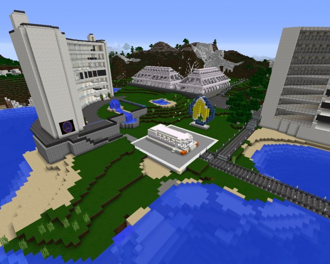 Enterprise Refit And Star base! Minecraft Map