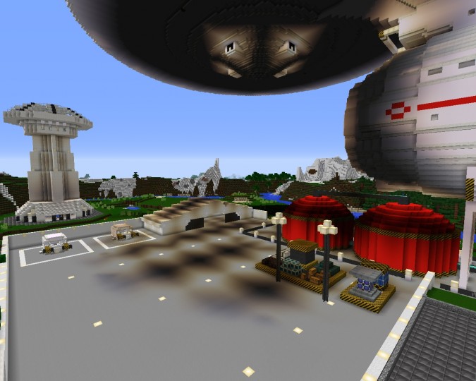 Enterprise Refit And Star base! Minecraft Map