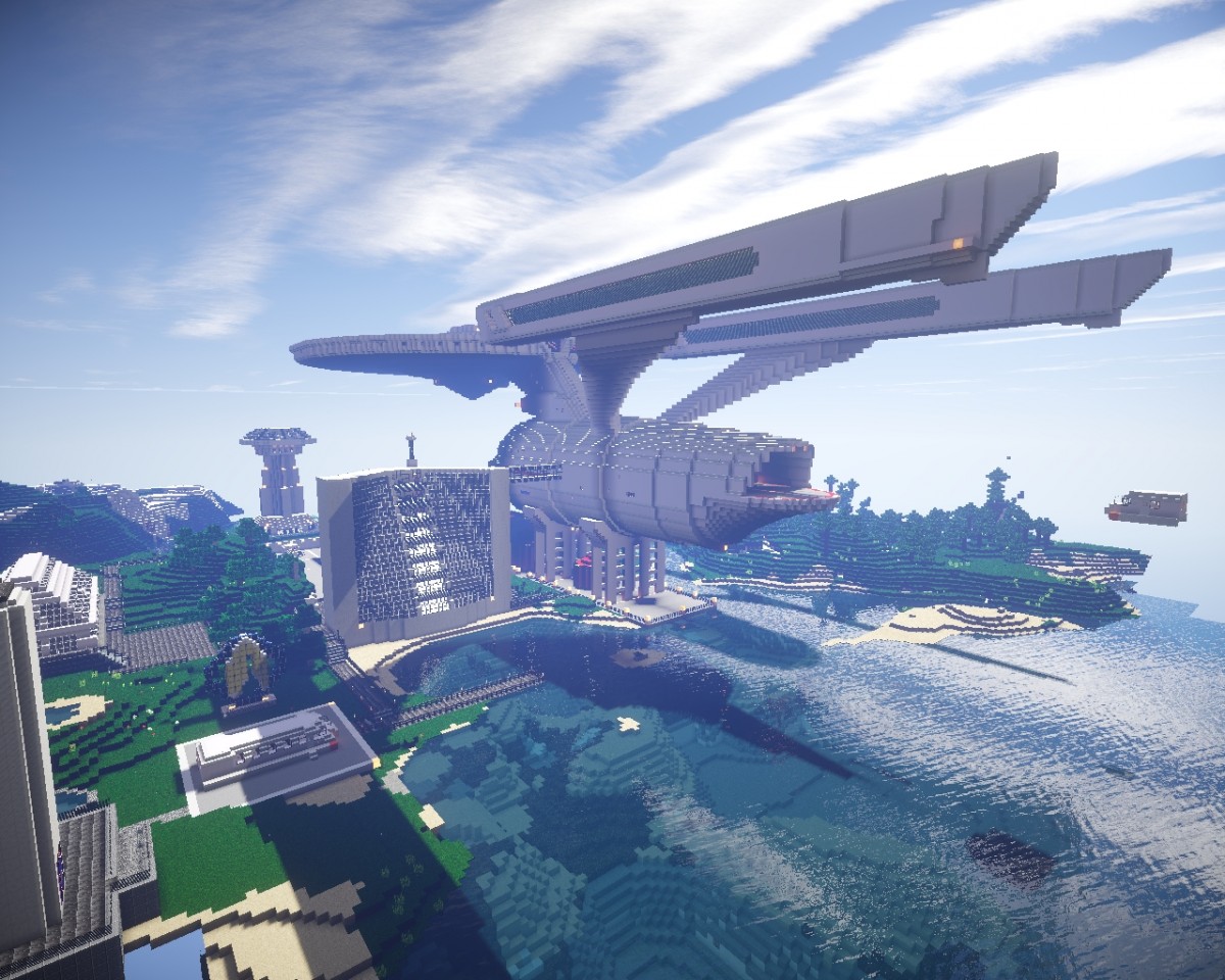 Enterprise Refit And Star base! Minecraft Map