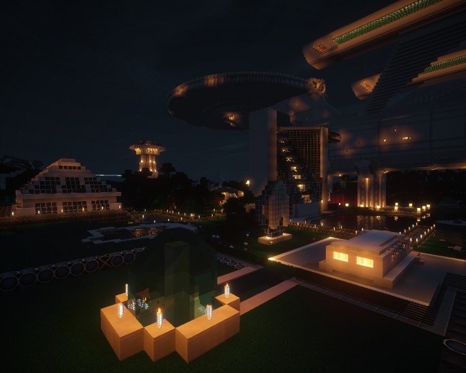 Enterprise Refit And Star base! Minecraft Map