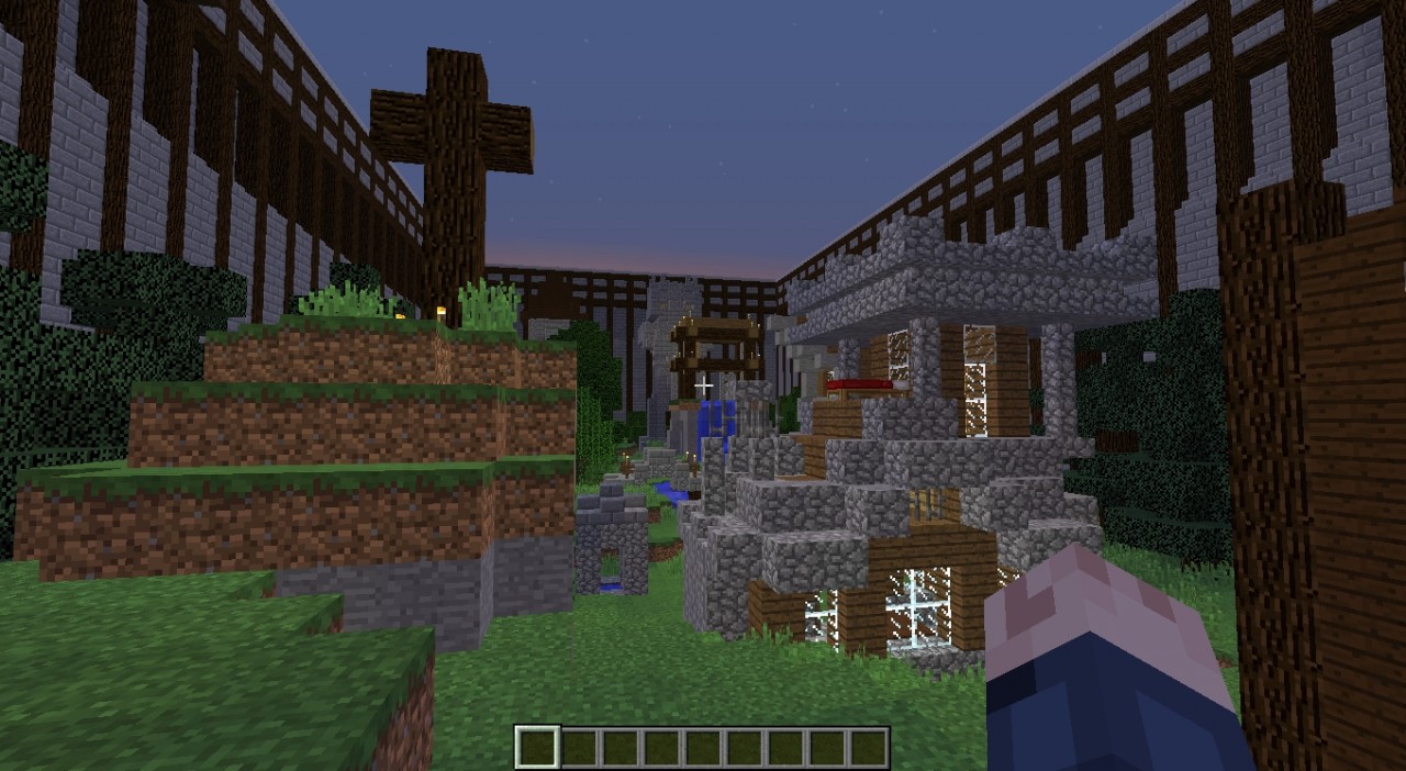 PvP Lobby and Arena on my Server Minecraft Map