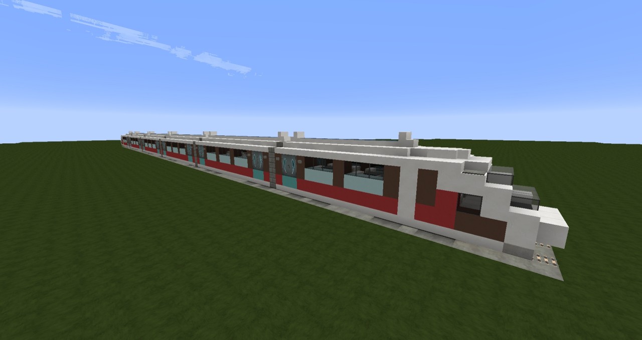 (Flows HD) High-speed train by TwIsTeD_uP454 Minecraft Map