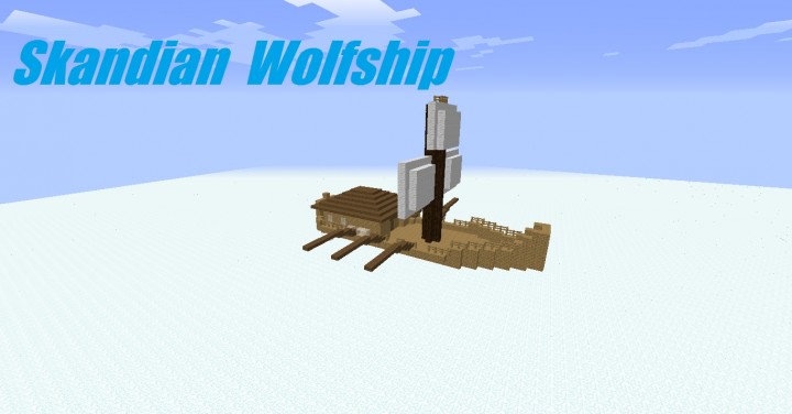 Skandian Wolfship: The Rangers Apprentice Minecraft Map