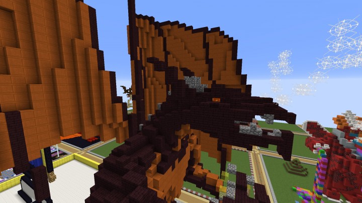 Fire dragon Minecraft Map