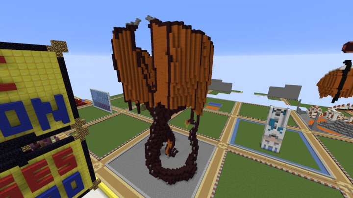 Fire dragon Minecraft Map