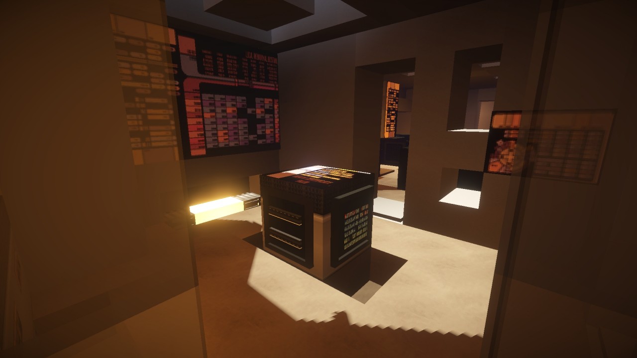 Star Trek / Sovereign Class Escape Pod Minecraft Map