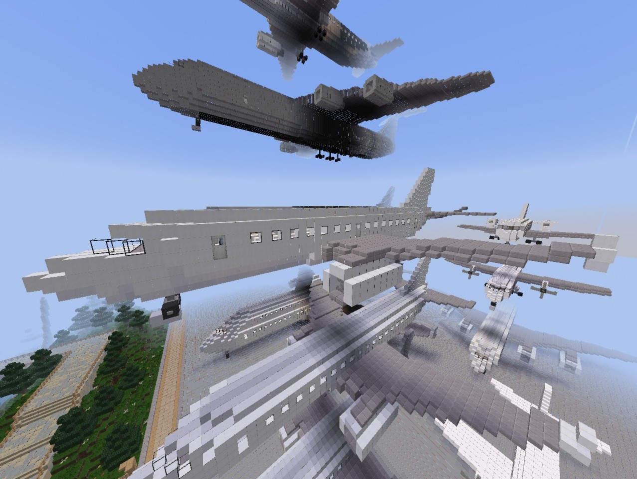 Airbus A320 Minecraft Map