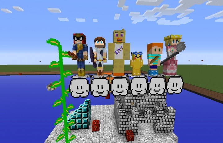 Super Smash Bros MC edition (modded map) Minecraft Map