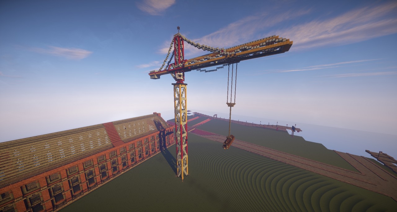 [32BW] Construction Crane Minecraft Map