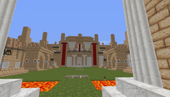Floating Colossus Arena Minecraft Map