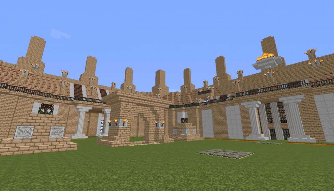 Floating Colossus Arena Minecraft Map