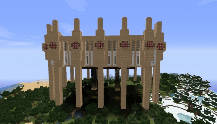 Floating Colossus Arena Minecraft Map