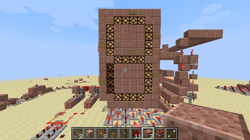 A 7 segment display Minecraft Map