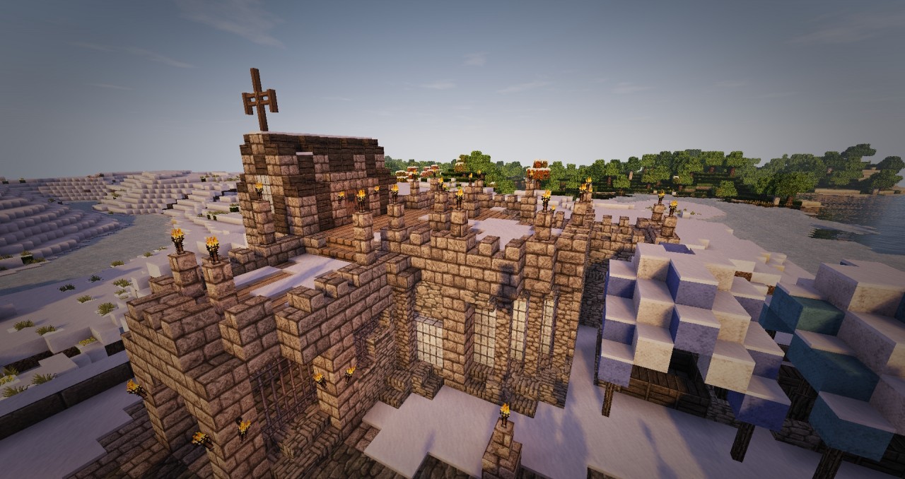 SnowShire ~ The Northern naval outpost town! Lore included! Minecraft Map