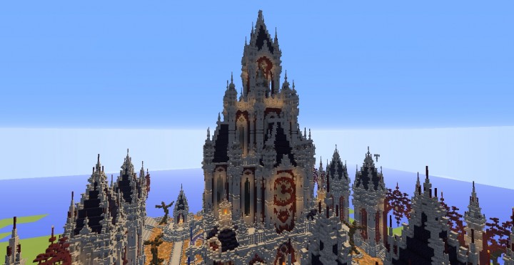 A BloodBorne inspired Faction Spawn Minecraft Map