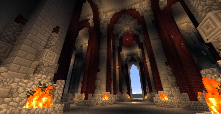 A BloodBorne inspired Faction Spawn Minecraft Map