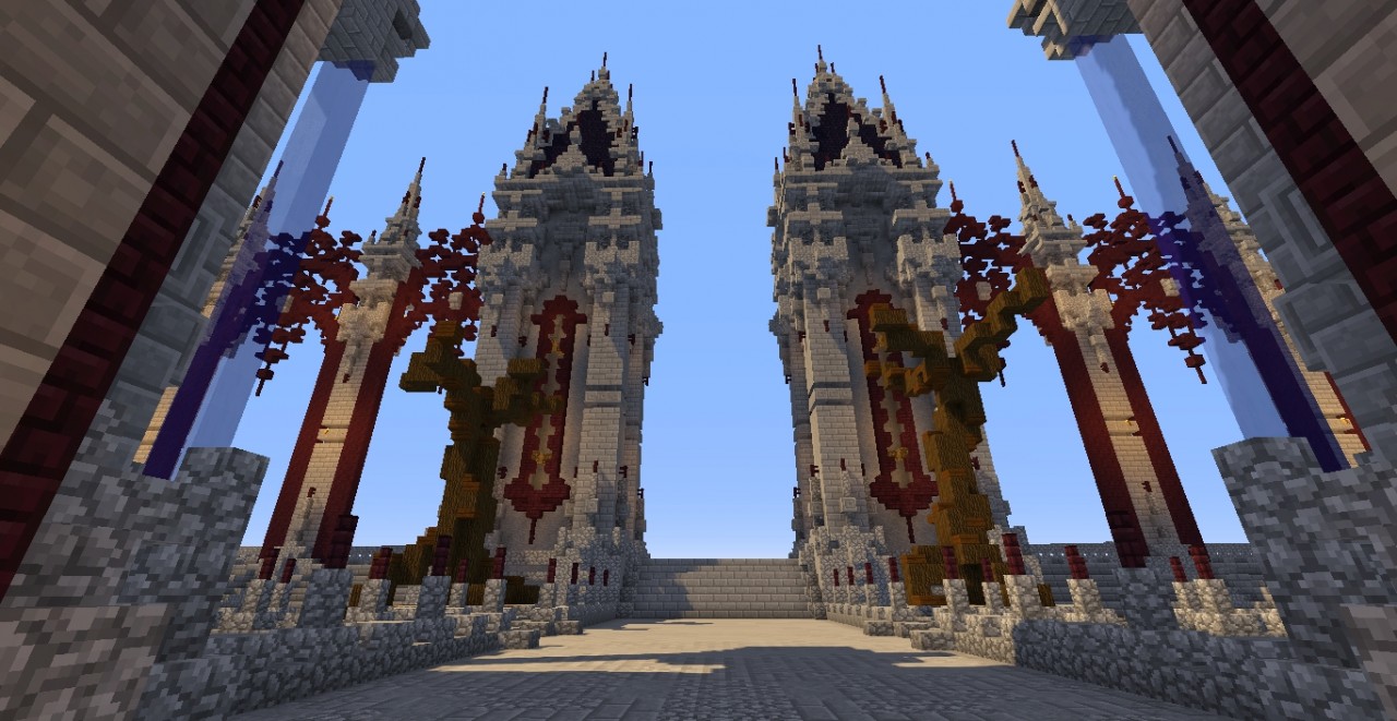 A BloodBorne inspired Faction Spawn Minecraft Map