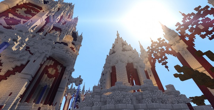 A BloodBorne inspired Faction Spawn Minecraft Map