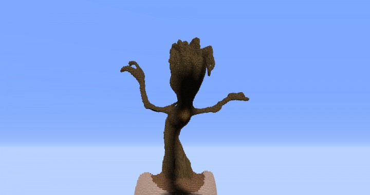 Baby Groot from GOTG Organic Minecraft Map