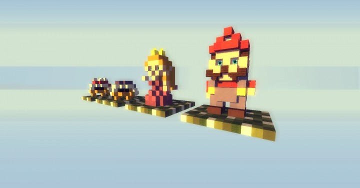 Mario Characters Minecraft Map